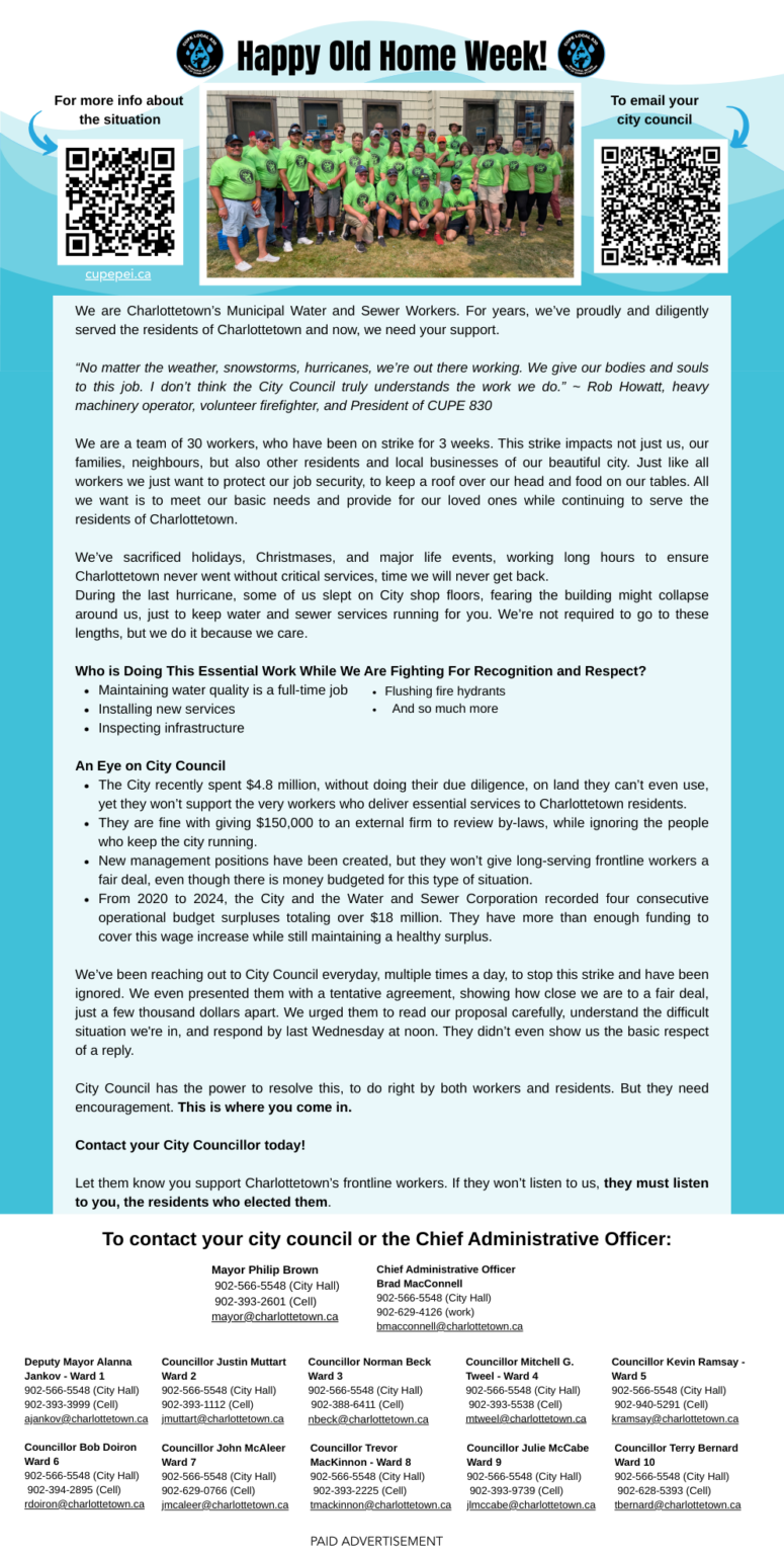 Local 830 Job Action Info - CUPE PEI