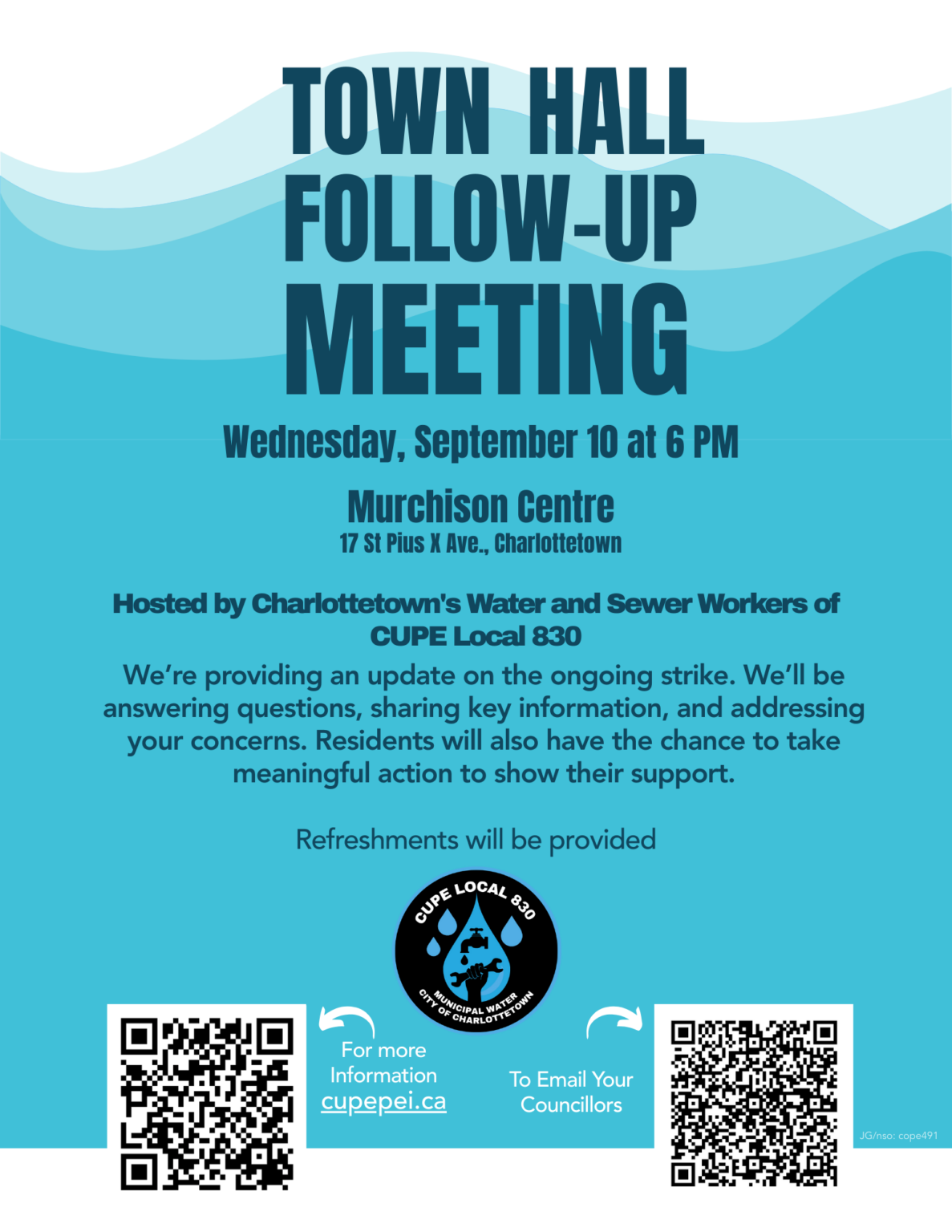 CUPE Local 830 Follow-up Town Hall Meeting on the Ongoing Municipal ...